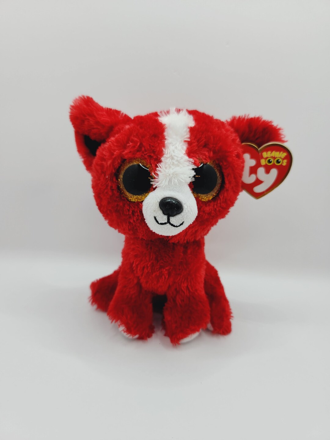 Vintage Ty Beanie Boo 'tomato' the Red Chihuahua Dog 6 Inch rare Gift ...