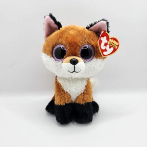 Vintage Ty Beanie Boo 'slick' the Fox (6 Inch) - Etsy
