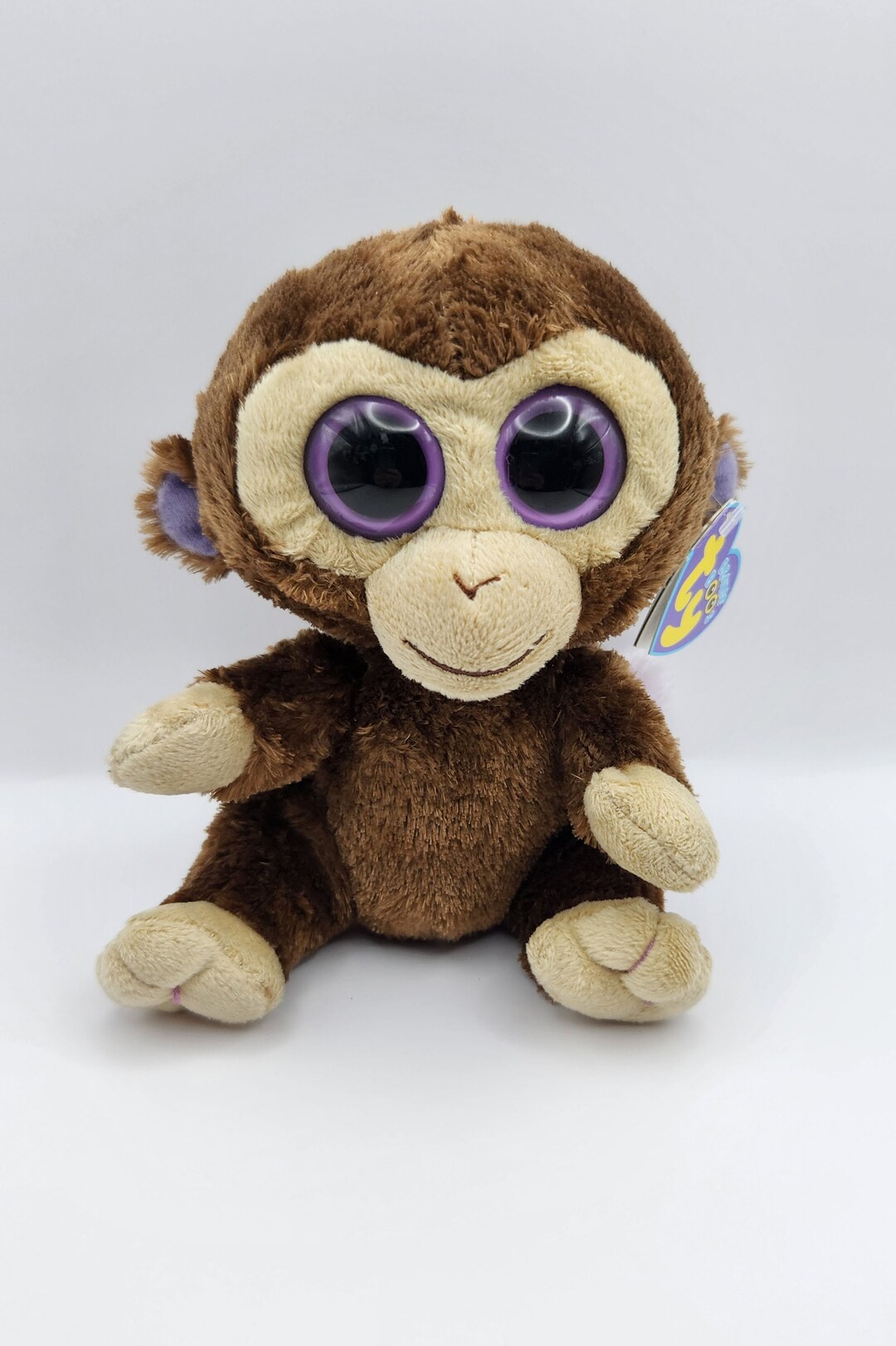 Ty Beanie Boo 'coconut' the Monkey 6 Inch Purple Hang Tag rare - Etsy