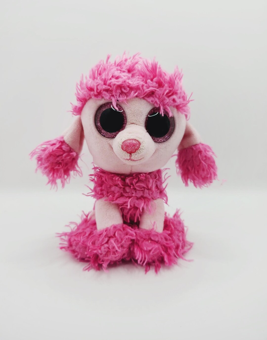 Vintage Ty Beanie Boo 'patsy' the Pink Poodle Dog (6 Inch) - No Hang ...