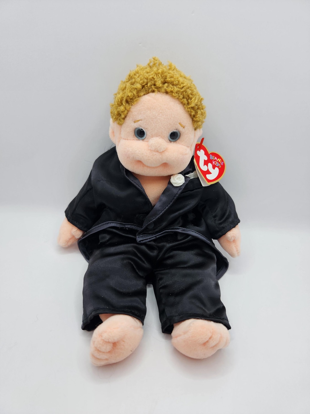 Ty Beanie Kid "boomer" the Plush Doll Dressed in a Tuxedo (10 Inch) - Etsy
