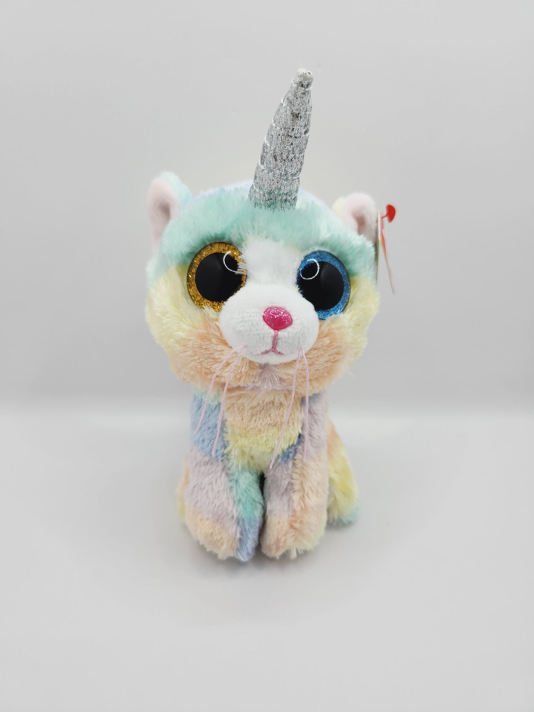 Vintage Ty Beanie Boo 'heather' the Unicorn Cat (6 Inch) - Etsy