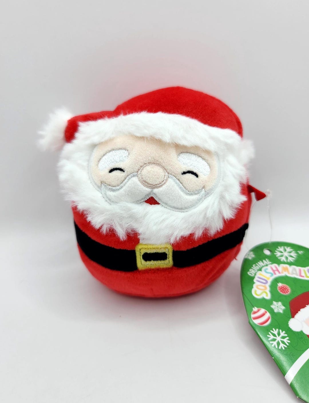 Vintage Squishmallow "santa" the Santa Claus Plush (4 Inch) - Etsy
