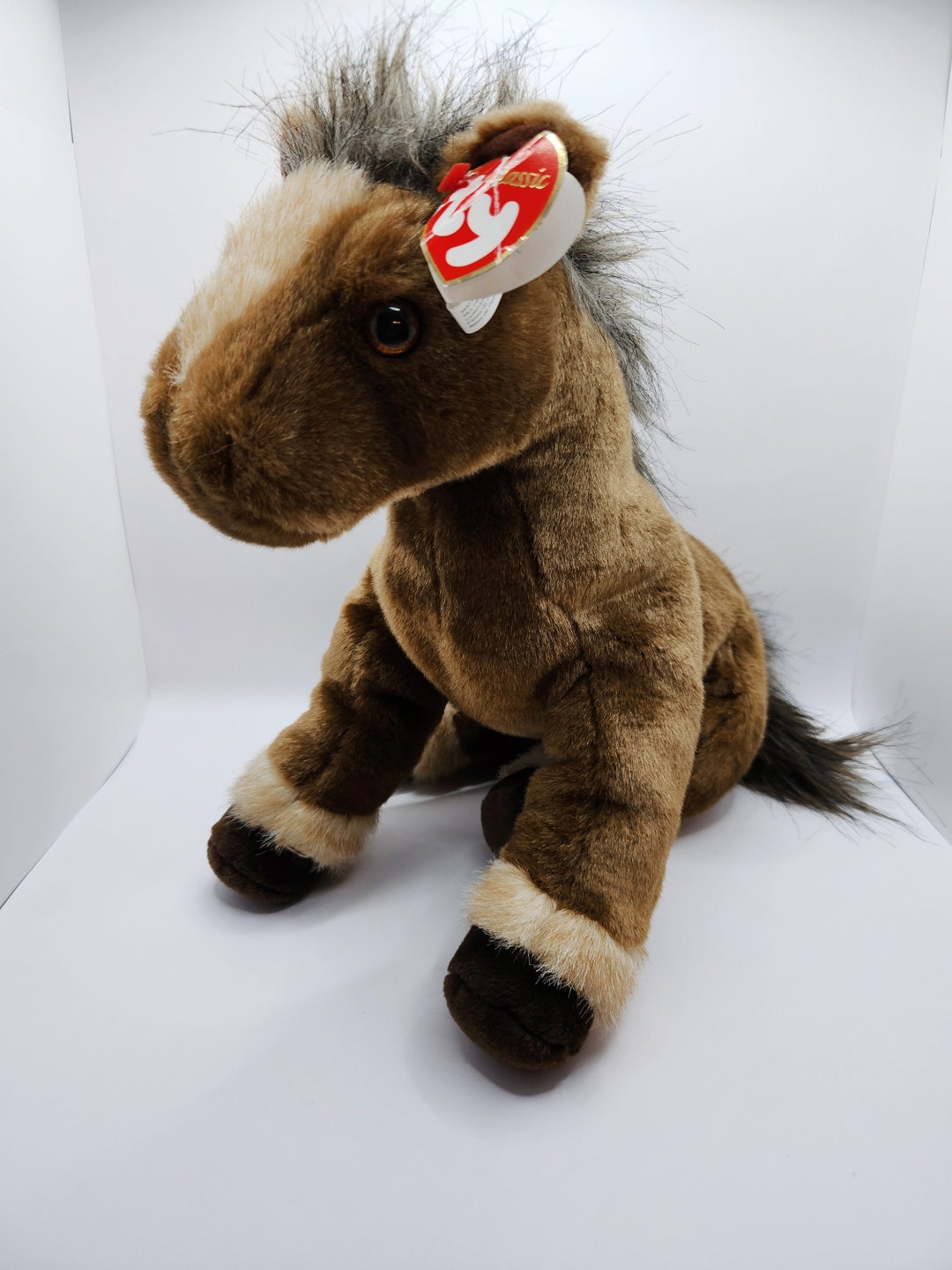 Vintage Ty Classics Collection 'tornado' the Horse (13 Inch) *rare* - Etsy
