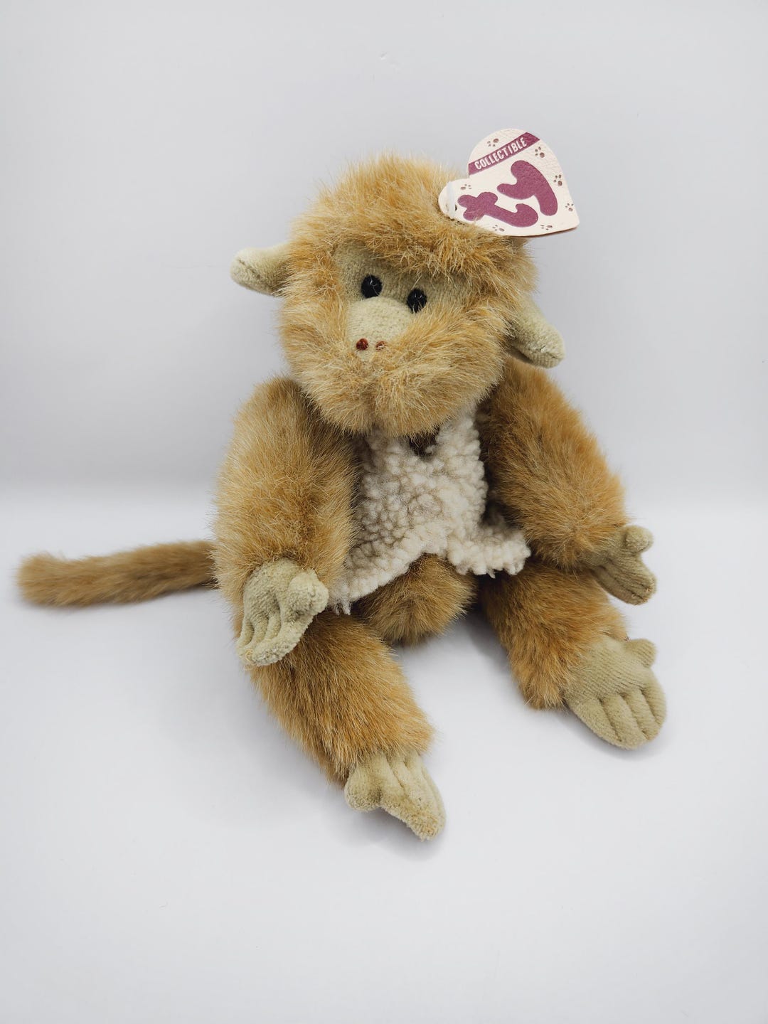 Vintage Ty Attic Treasures Collection "morgan" the Monkey (9 Inch ...
