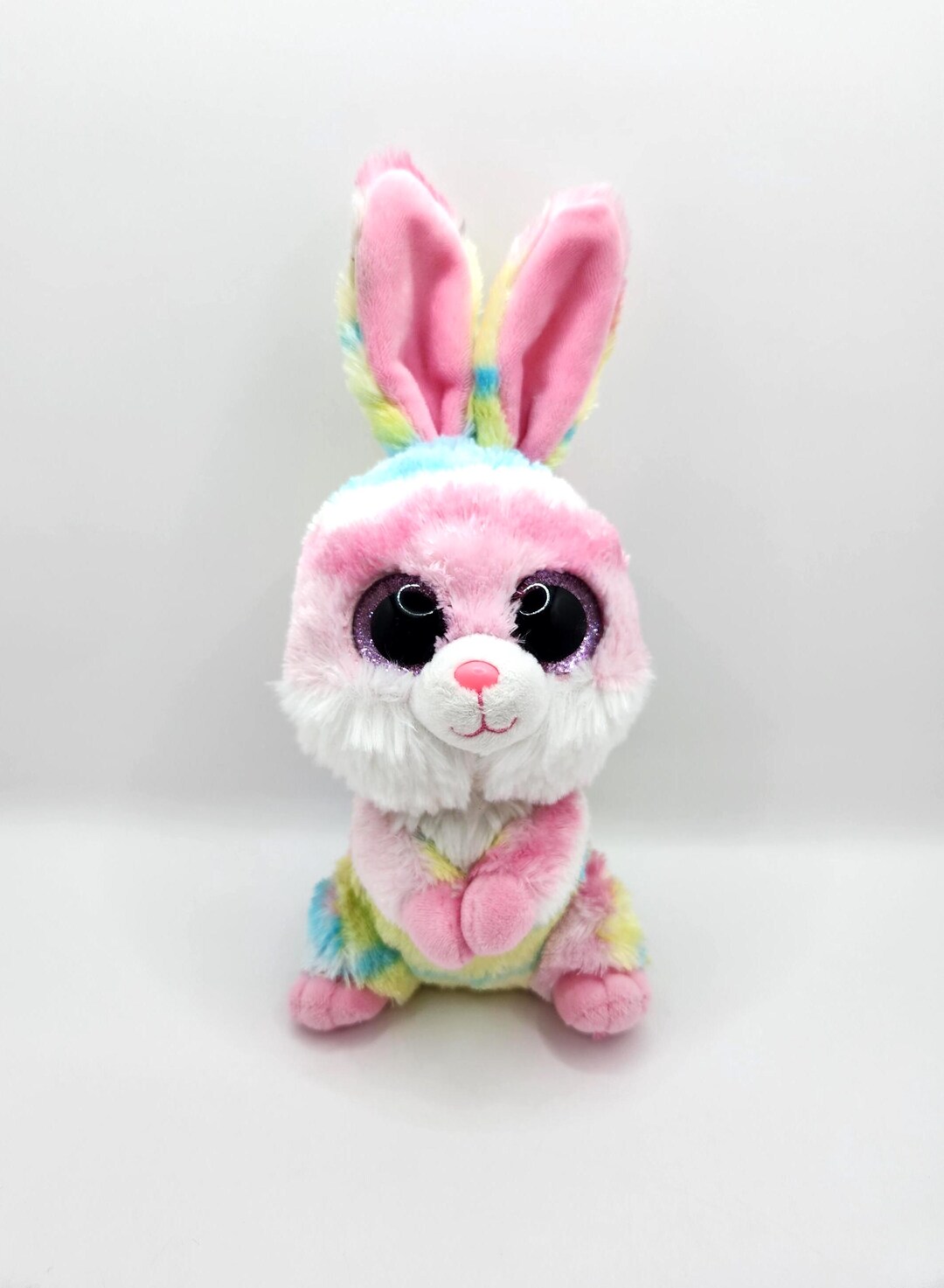 Vintage Ty Beanie Boo "lollipop" the Bunny Rabbit (6 Inch) - No Hang ...