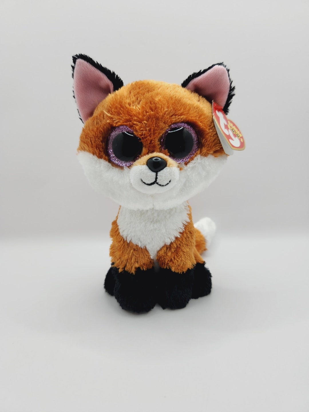 Vintage Ty Beanie Boo 'slick' the Fox 6 Inch - Etsy