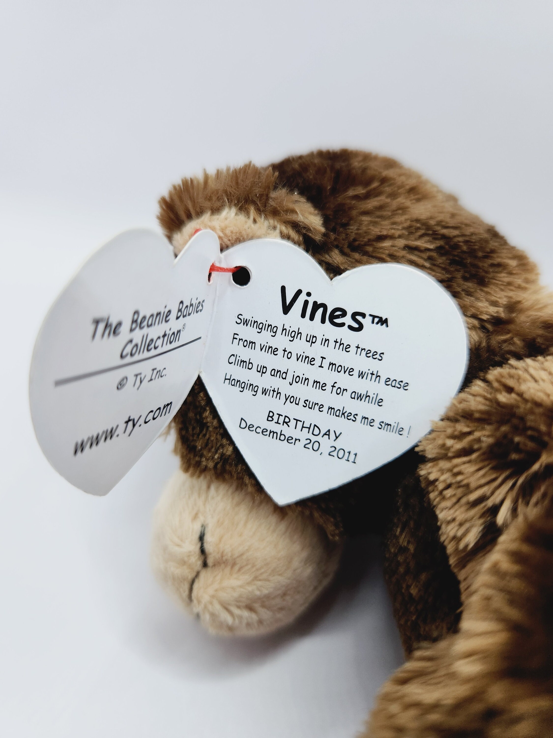 Ty Beanie Baby 'vines' the Monkey 7 Inch rare - Etsy Ty Beanie Baby 'vines' the Monkey 7 Inch rare - Etsy