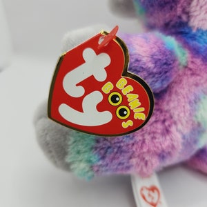 Vintage Ty Beanie Boo 'zuri' the Tie-dye Monkey 6 Inch - Etsy