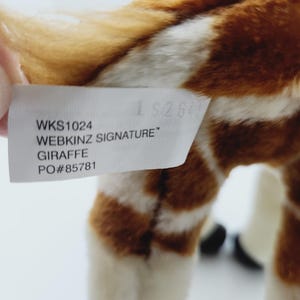 Vintage GANZ Webkinz ~ Signature Giraffe (15 Inch) No Code *rare* - Etsy