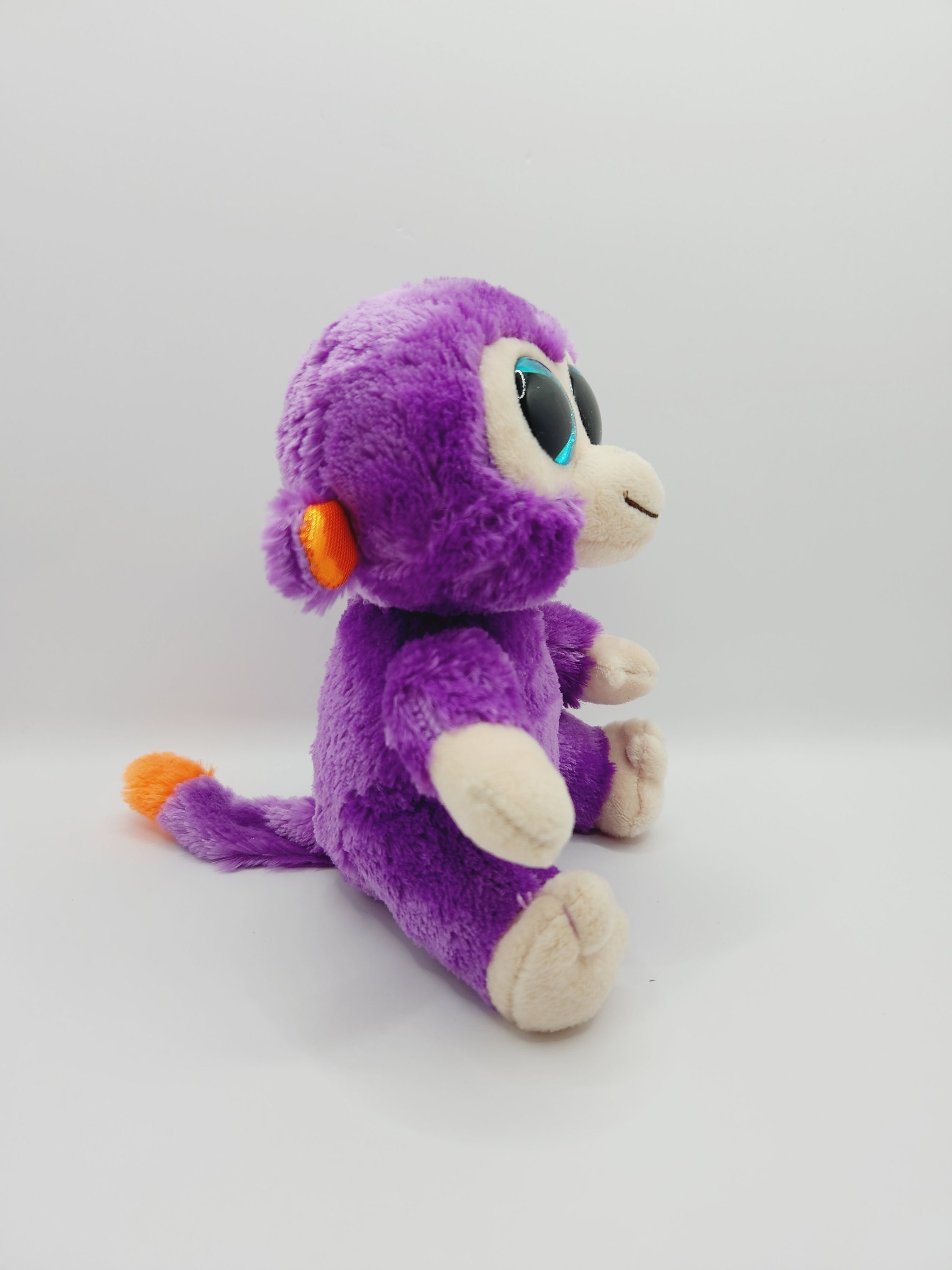 Ty Beanie Boo 'grapes' the Purple Monkey 6 Inch No - Etsy