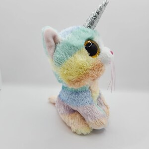 Vintage Ty Beanie Boo "heather" the Unicorn Cat (6 Inch) - No Hang Tag ...