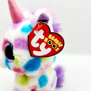 Vintage Ty Beanie Boo 'wishful' the Colourful Unicorn (6 Inch) - Etsy