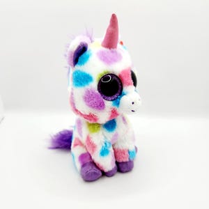Vintage Ty Beanie Boo 'wishful' the Colourful Unicorn (6 Inch) - Etsy