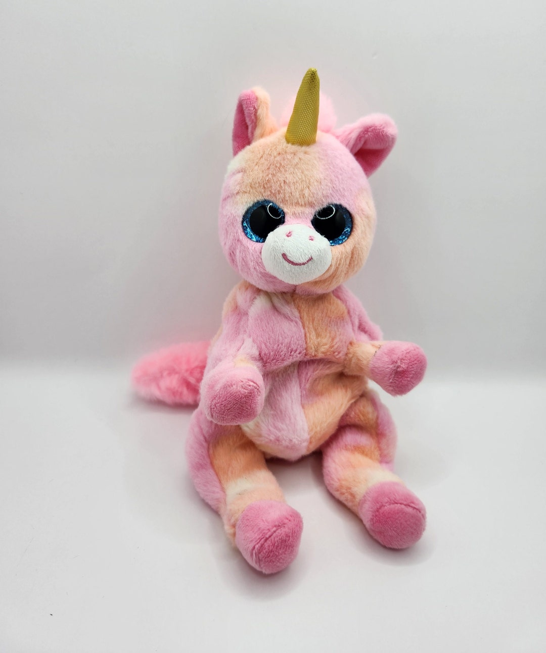 Vintage Ty Beanie Bellies Collection 'skylar' the Pink Unicorn (8 Inch ...