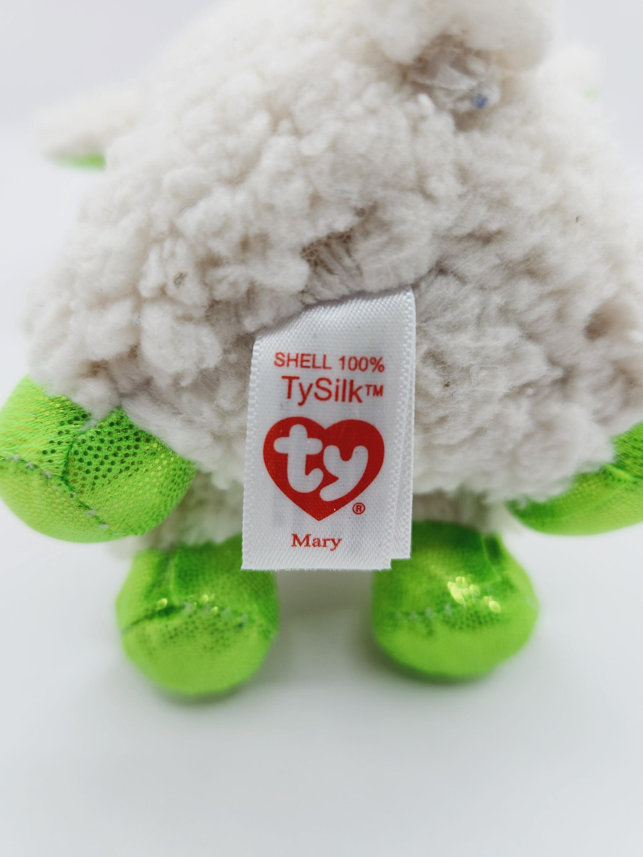 Ty Beanie Boo 'mary' the Lamb With Rabbit Ears (6 Inch) - No Hang Tag ...