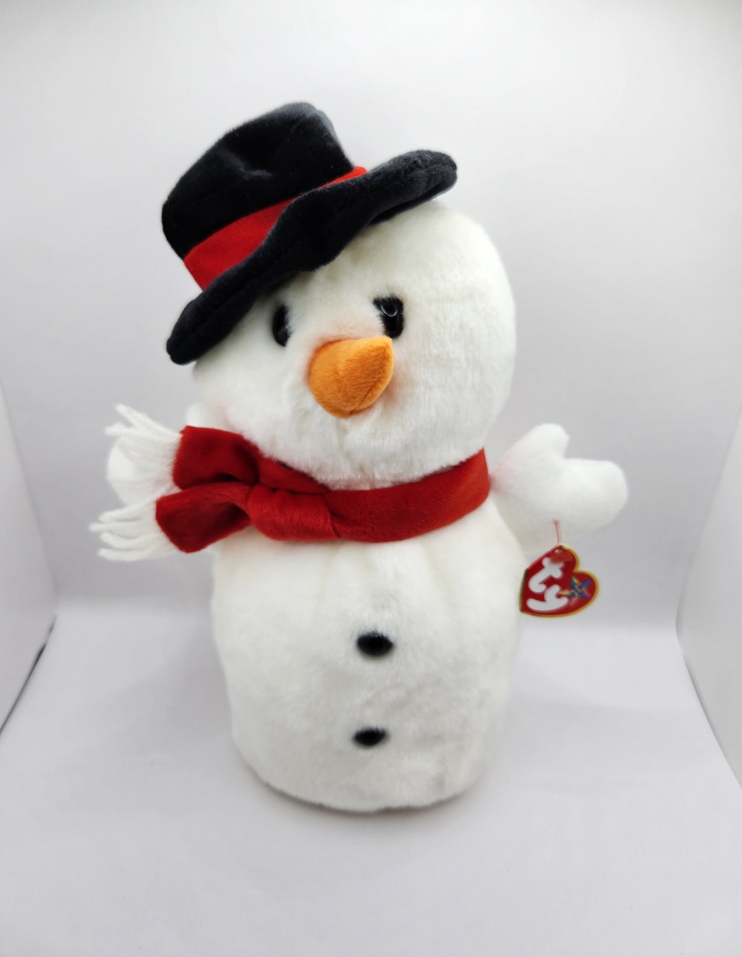 Vintage Ty Beanie Buddy 'snowball' the Snowman (12 Inch) *rare* - Etsy