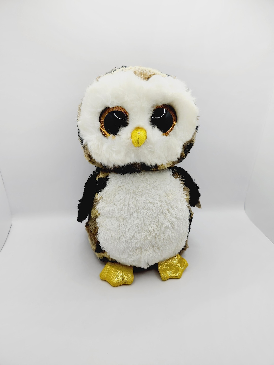 Vintage Ty Beanie Boo 'owliver' the Camouflage Owl (medium Size 9 Inch ...