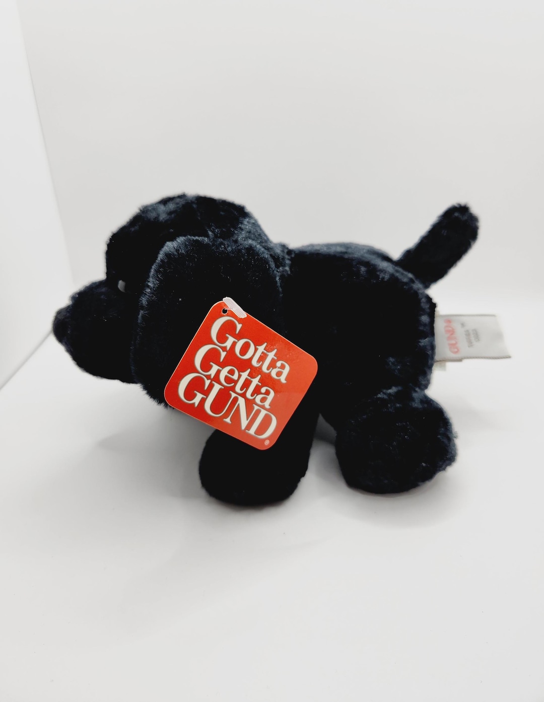 Vintage Gund Black Lab Plush 'tuffies' (6 Inch) - Etsy