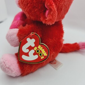 Vintage Ty Beanie Boo 'charming' the Monkey Holding A Heart (6 Inch) - Etsy