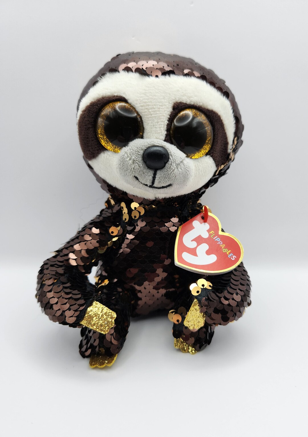 Vintage Ty Flippables ~ Sequins Collection 'dangler' the Sloth (6 Inch ...