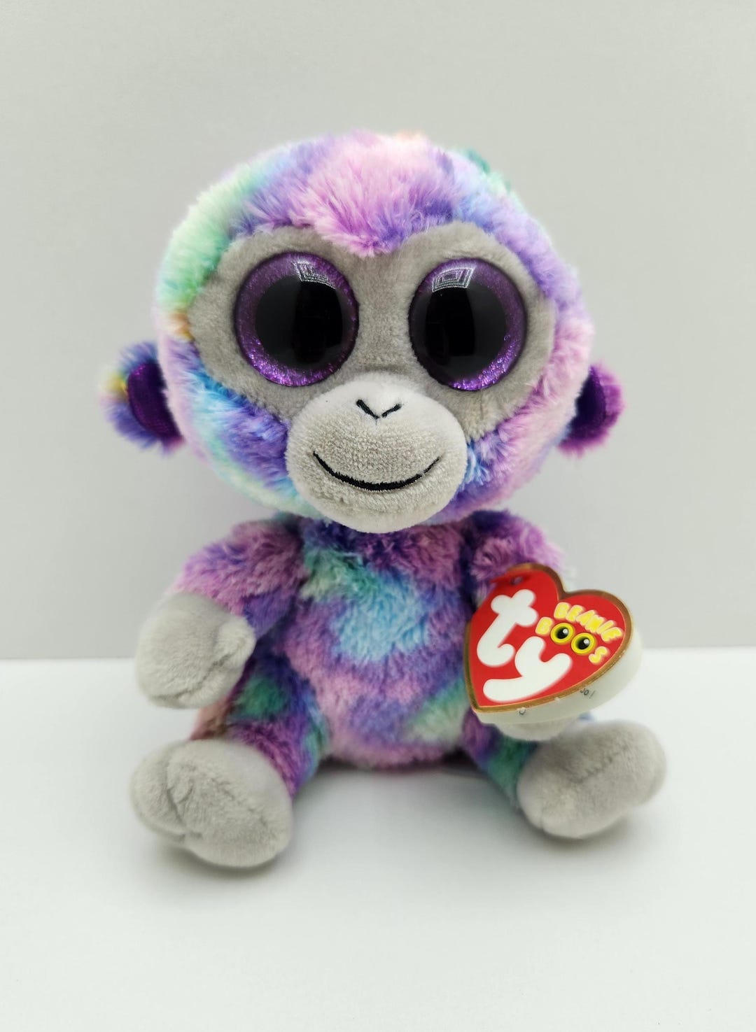 Ty Beanie Boo 'zuri' the Tie-dye Monkey (6 Inch) - Etsy