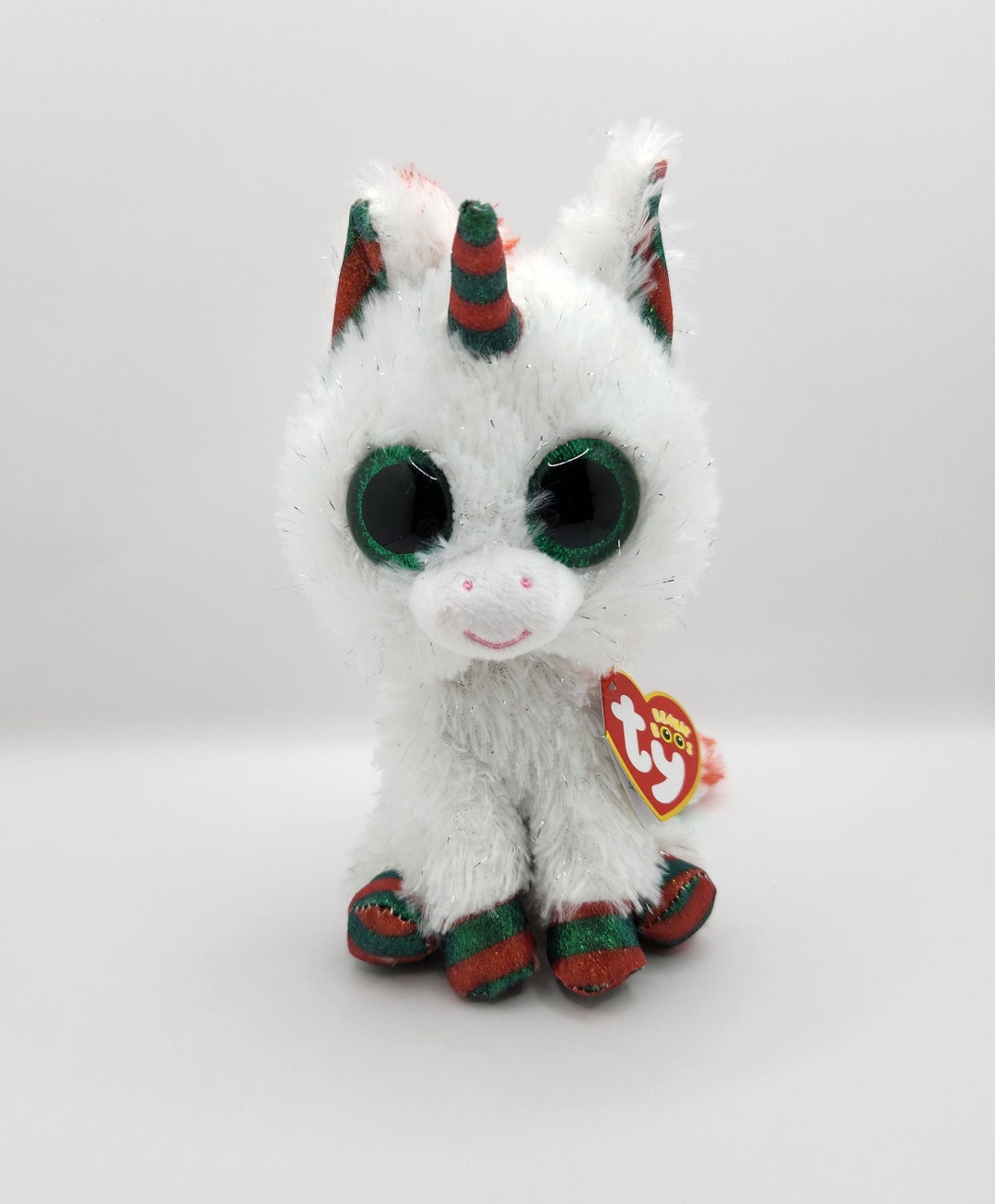 Vintage Ty Beanie Boo 'snowfall' the Holiday Unicorn 6 Inch - Etsy