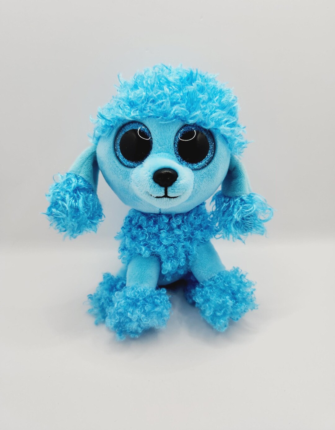 Vintage Ty Beanie Boo 'mandy' the Blue Poodle Dog (6 Inch) - No Hang ...