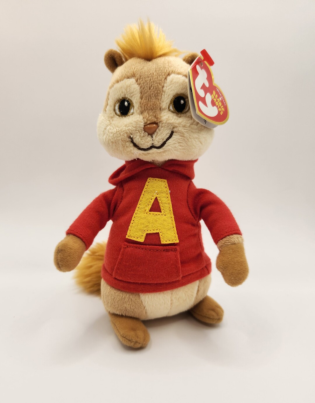 Vintage Ty Beanie Baby "alvin" From the Movie Alvin and the Chipmunks ...