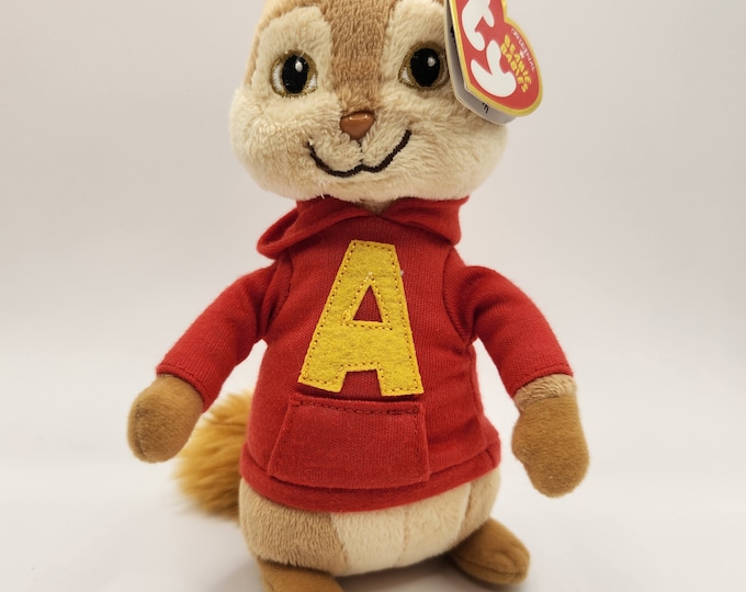 Vintage Ty Beanie Baby "alvin" From the Movie Alvin and the Chipmunks ...