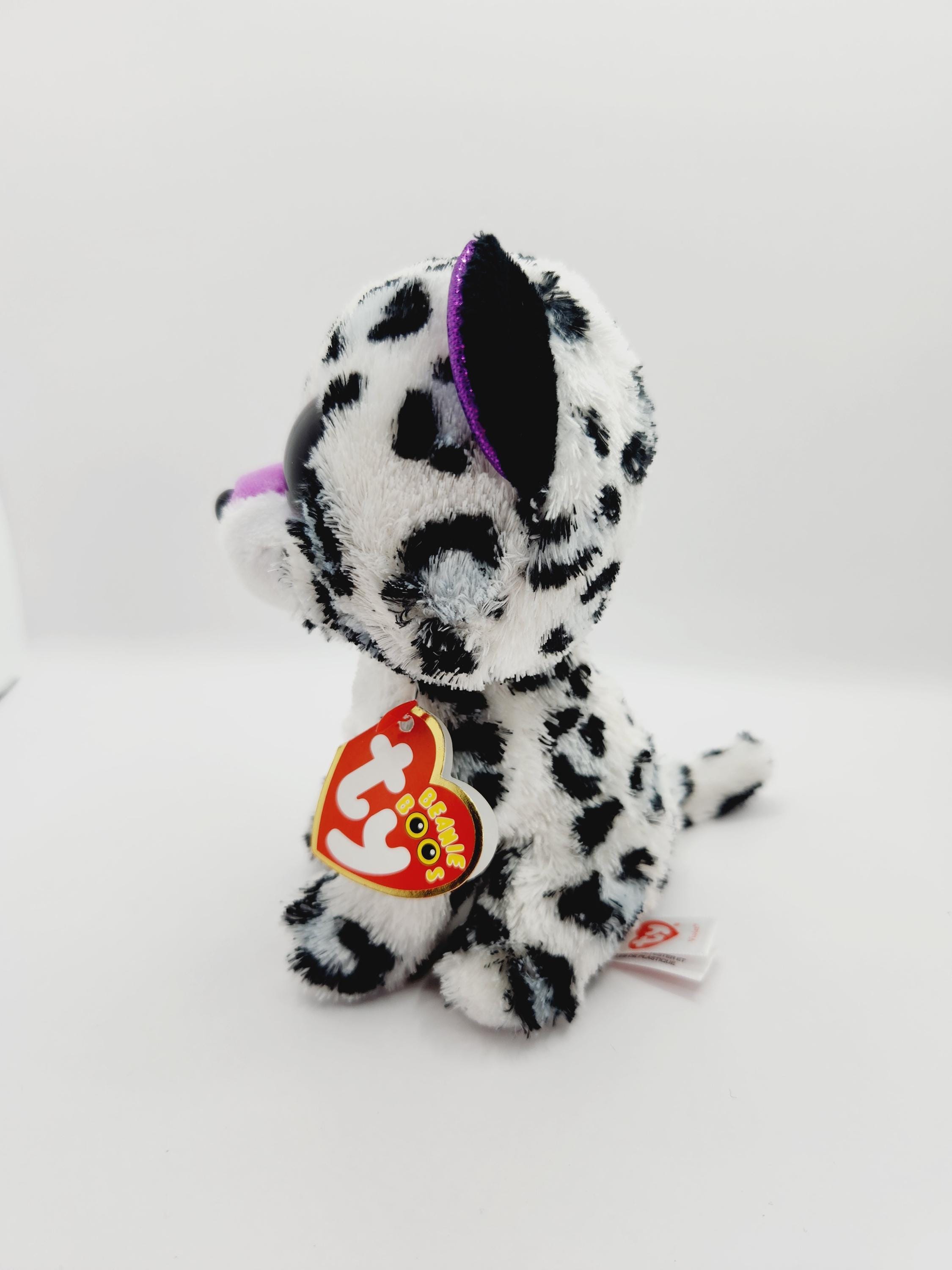 Vintage Ty Beanie Boo 'violet' the White Leopard (6 Inch) - Claire's ...