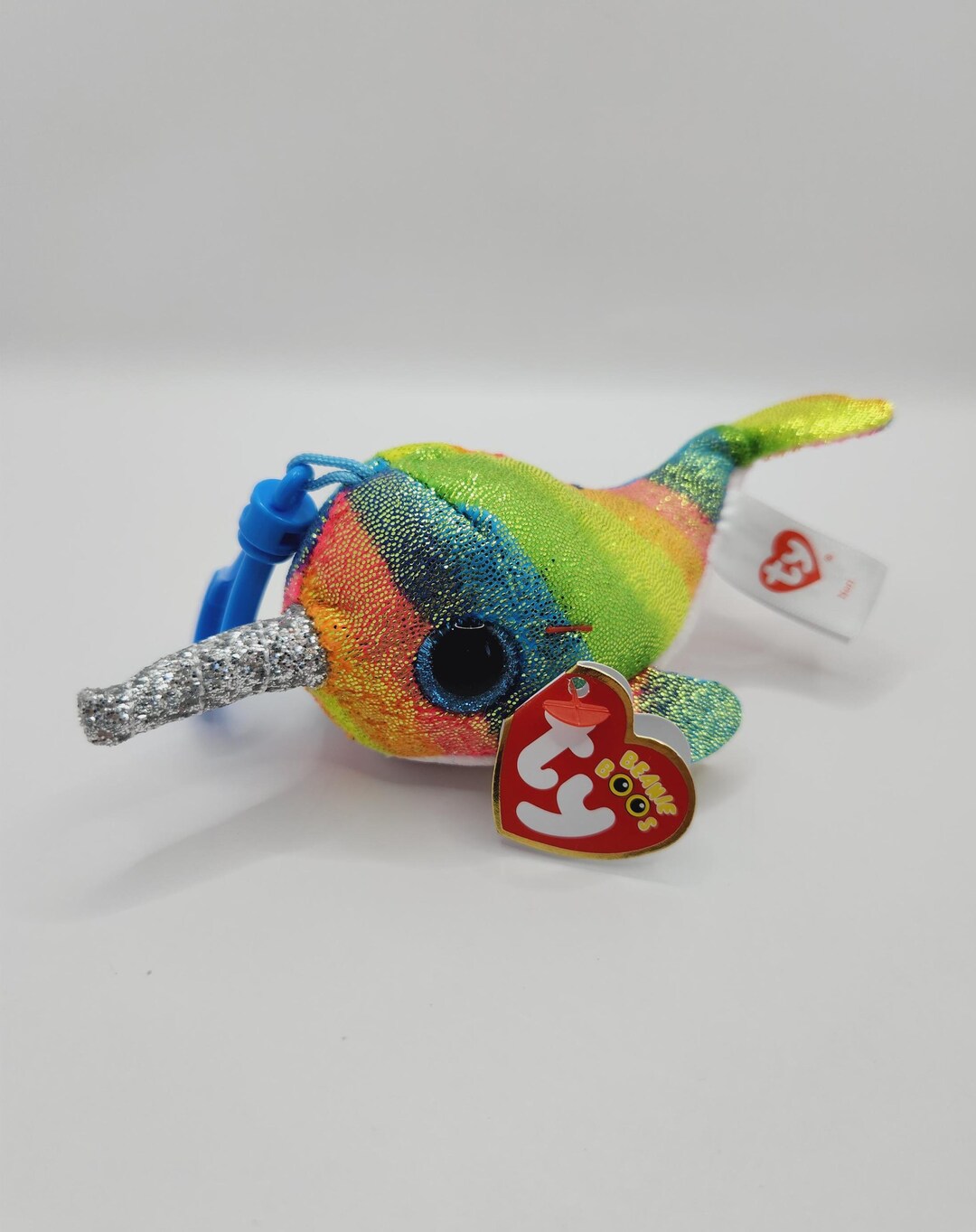 Ty Beanie Boo 'nori' the Narwhal - *key Clip* (5 Inch) - Etsy
