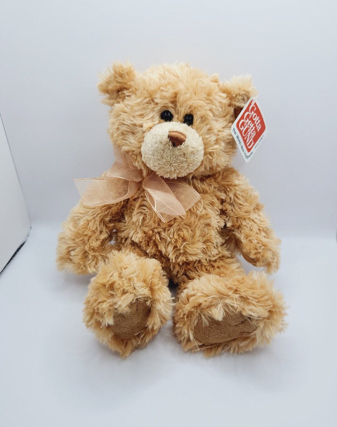 Vintage Gund Teddy Bear Plush 'corin' (12 Inch) - Etsy