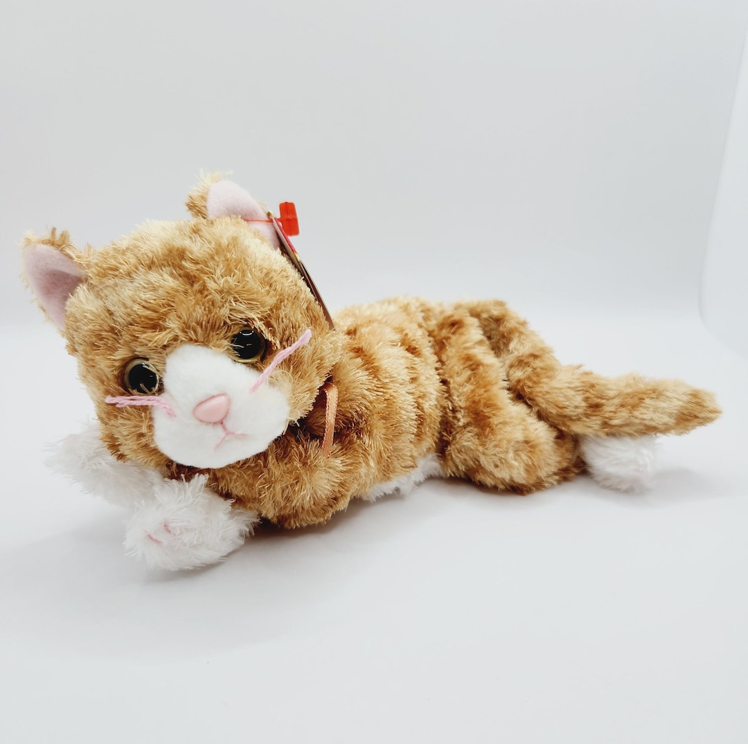 Ty Beanie Baby 'gypsy' the Orange Tabby Cat 7 Inch - Etsy