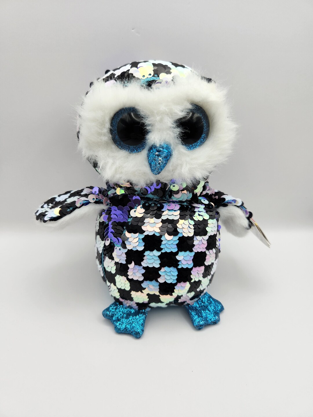 Ty Flippables Sequins Collection 'topper' the Owl 6 Inch - Etsy