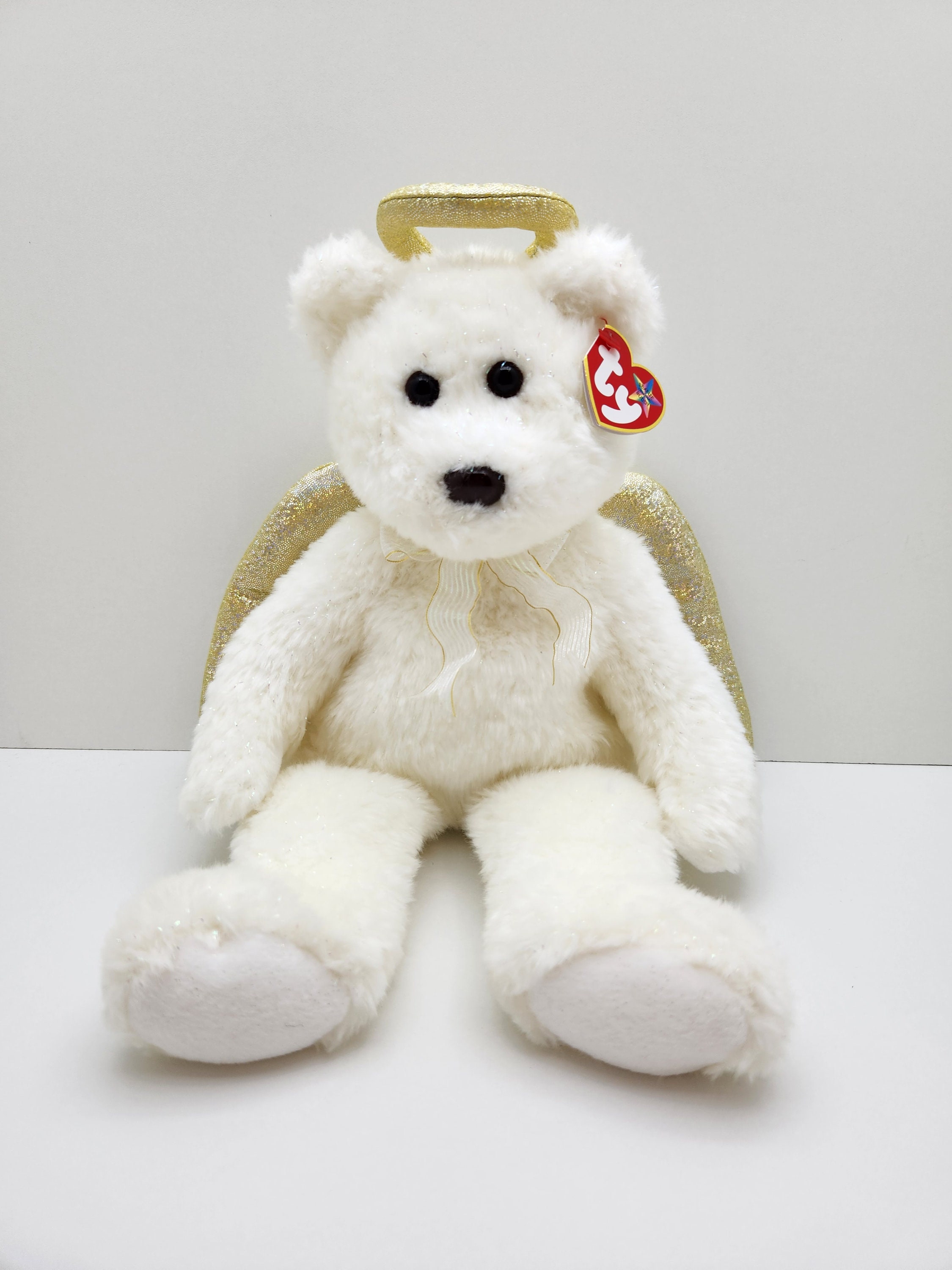 Vintage Ty Beanie Buddy Halo II the Angel Bear 14 inch