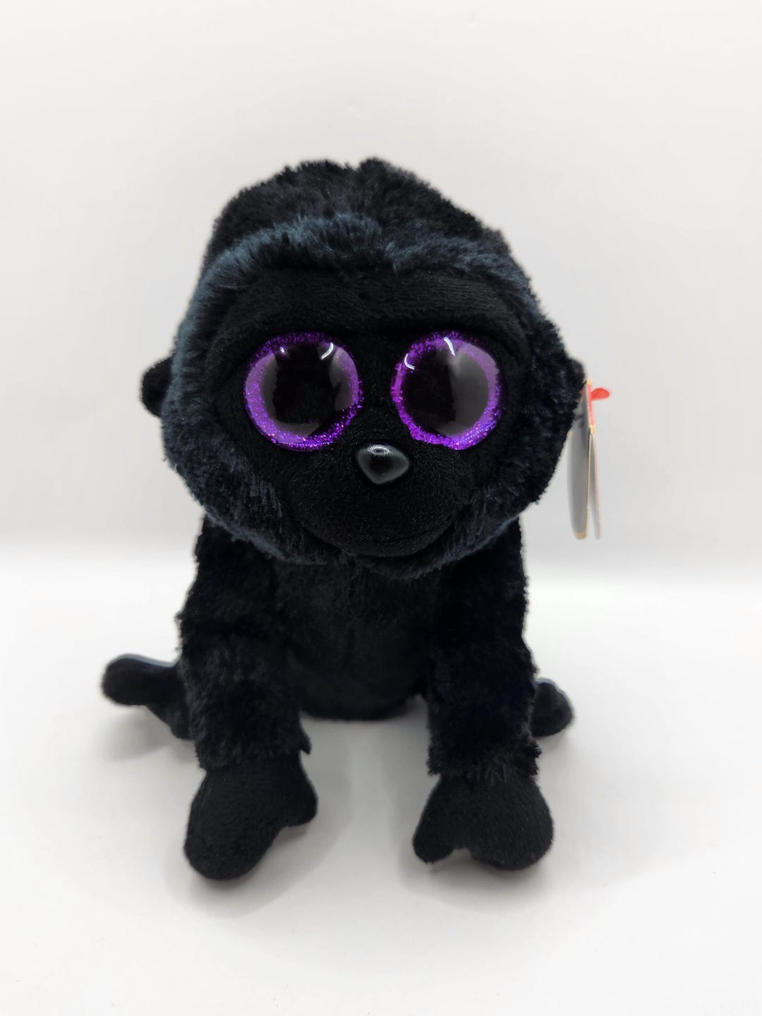 Vintage Ty Beanie Boo "george" the Gorilla (6 Inch) - Creased Hang Tag ...