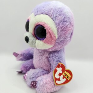 Vintage Ty Beanie Boo 'dreamy' the Purple Sloth (6 Inch) *rare* - Etsy