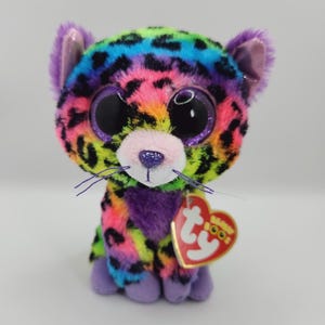 Vintage Ty Beanie Boo 'trixie' the Rainbow Leopard (6 Inch) - Justice ...