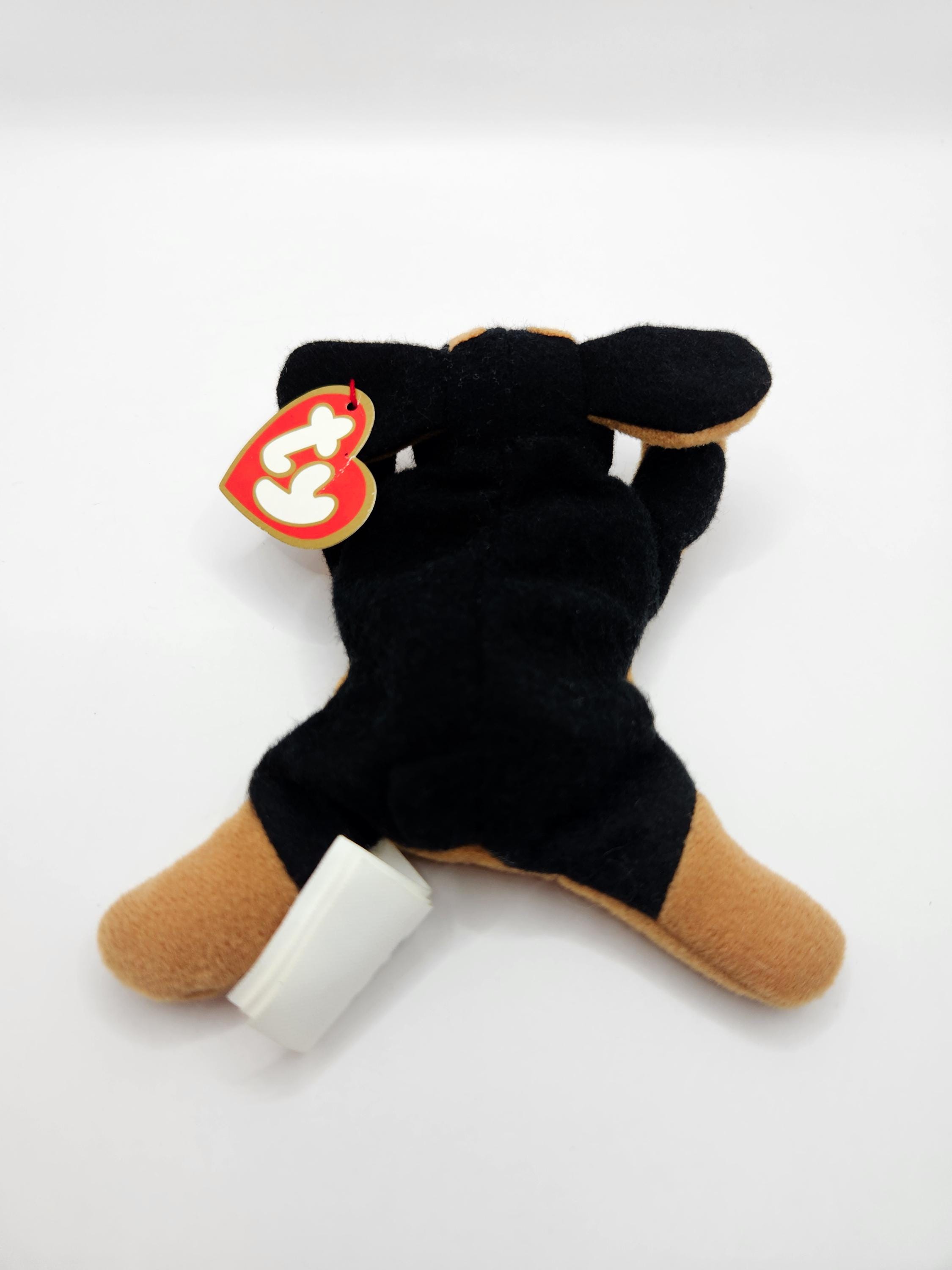 Vintage 1993 Ty Mcdonald's Teenie Beanie "doby" the Rottweiler Dog ...
