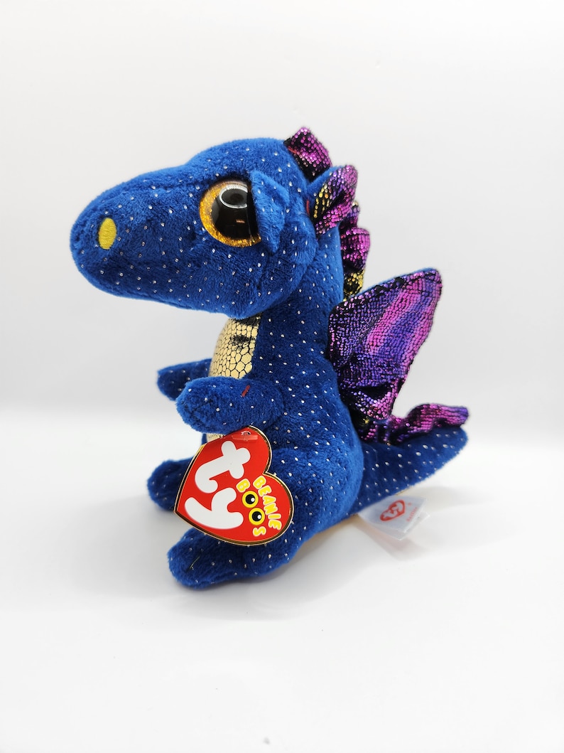 Ty Beanie Boo 'dragons' Darla Grindal Saffire and - Etsy