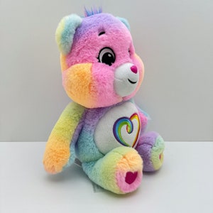 Vintage Care Bears Togetherness Rainbow Plush Toy 13 Inch Etsy