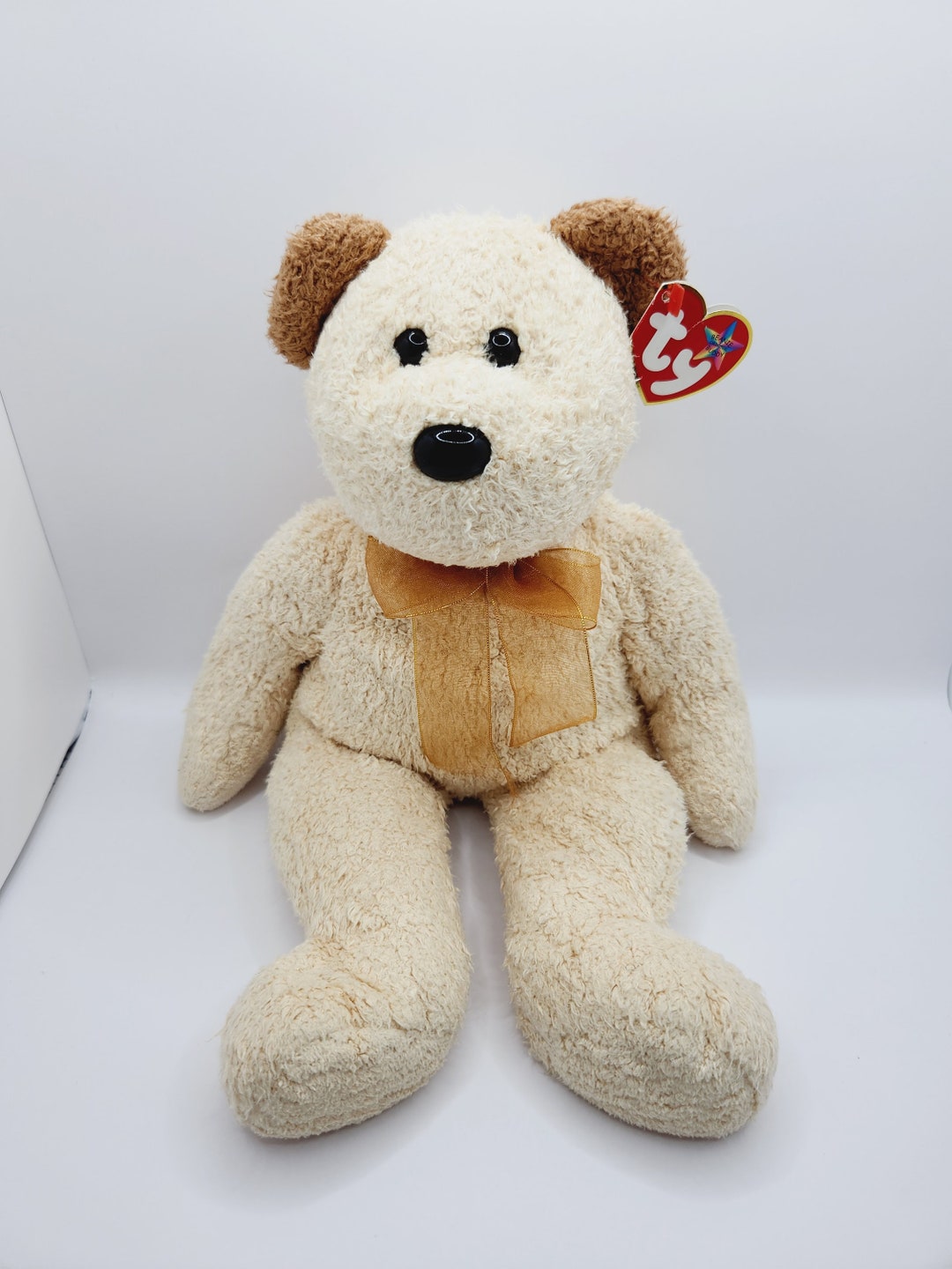 Ty Beanie Buddy 'huggy' the Bear 14 Inch - Etsy
