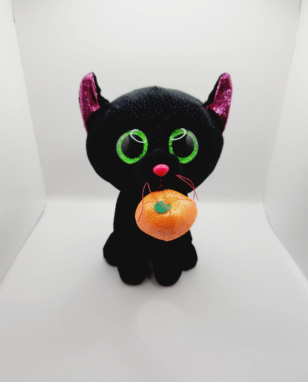 Vintage TY Beanie Boo 'potion' the Halloween Cat (medium 9 Inch) - Etsy
