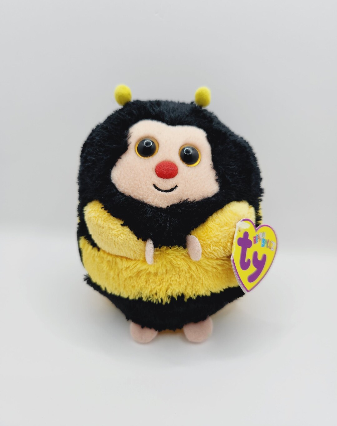 Vintage Ty Beanie Ballz ' Zips' the Bumblebee Plush Ball (5 Inch) - Etsy