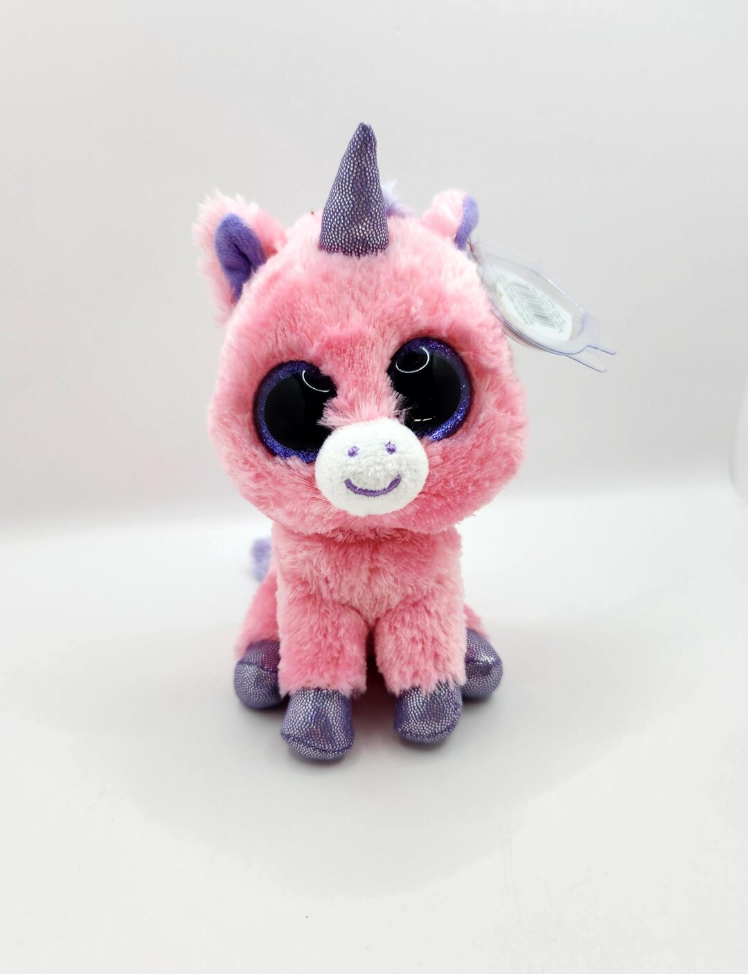 Ty Beanie Boo 'magic' the Pink Unicorn (6 Inch) Glitter Eyes Version - Etsy