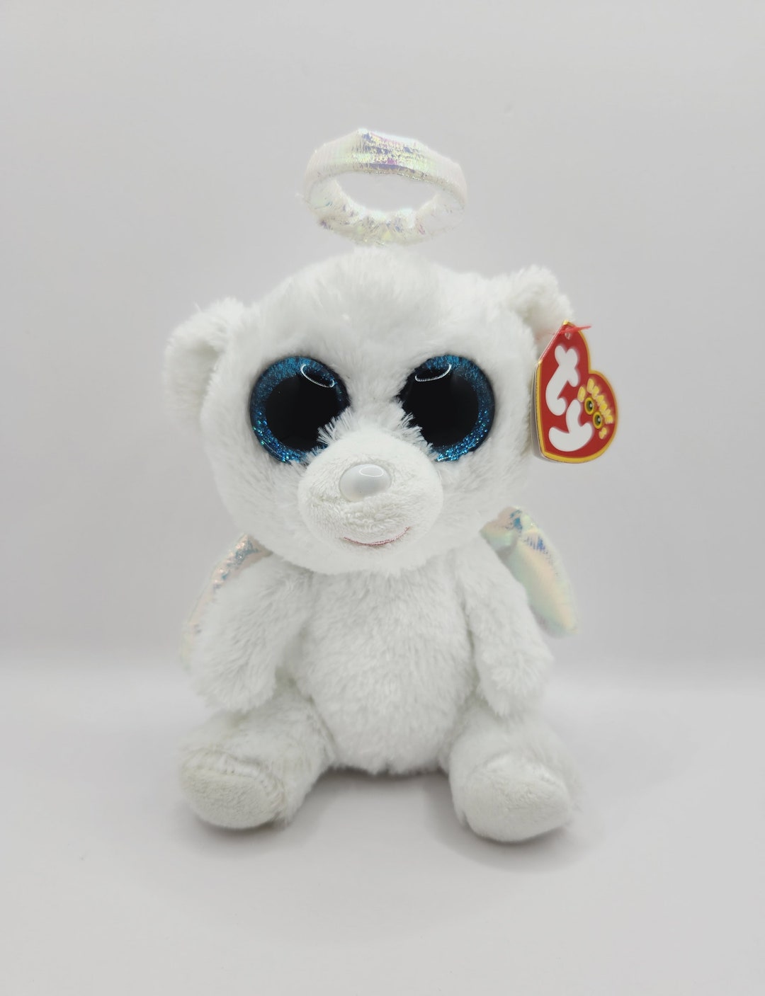 Ty Beanie Boo 'halo' the Angel Bear 6 Inch rare - Etsy