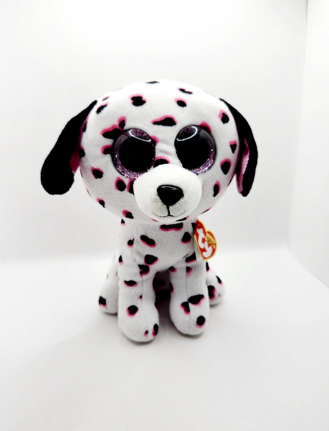 Vintage Ty Beanie Boo "georgia" the Dalmatian Dog (medium 9 Inch ...