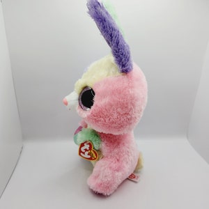 Ty Beanie Boo 'bloom' the Easter Bunny Rabbit medium 9 Inch rare - Etsy