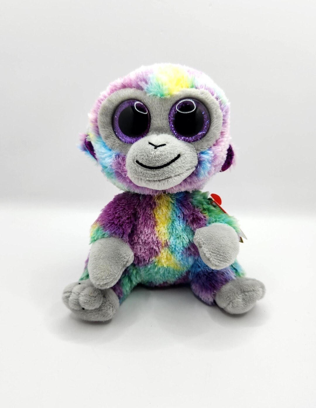 Vintage Ty Beanie Boo 'zuri' the Tie-dye Monkey (6 Inch) ~ Version 1 - Etsy